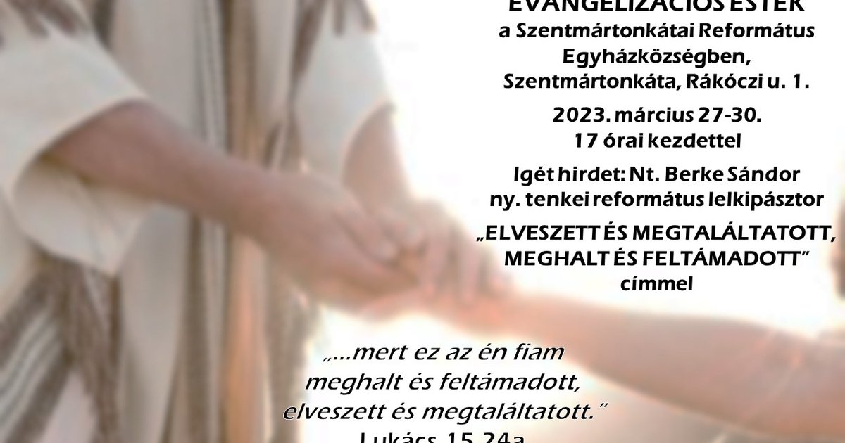 Parókia – Evangelizáció Szentmártonkátán
